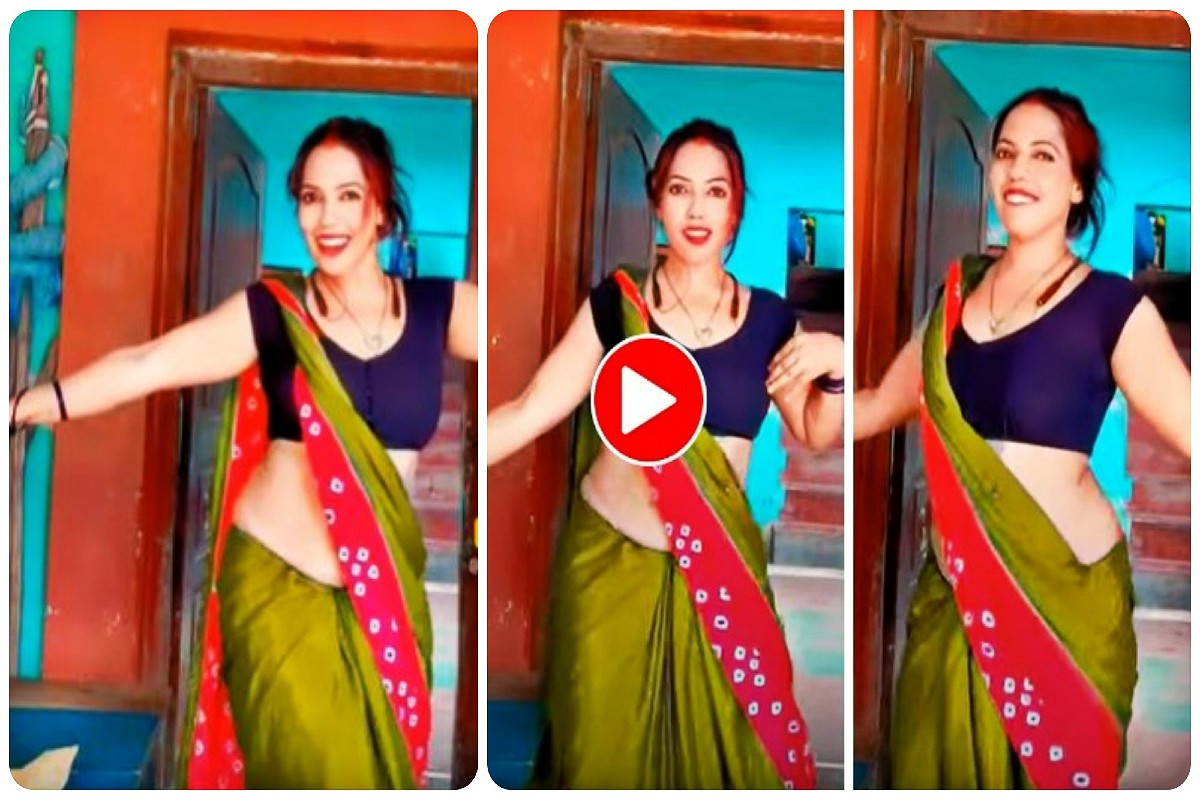 Bhabhi Ka Dance: 'ऊ ला ला' पर भाभी ने कड़क डांस से मचाया हाहाकार, अदाएं ...