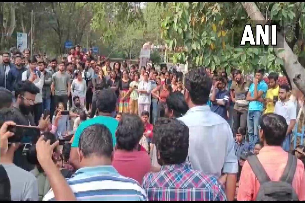 Massive Protest At Hyderabad University After Professor Arrested For ...