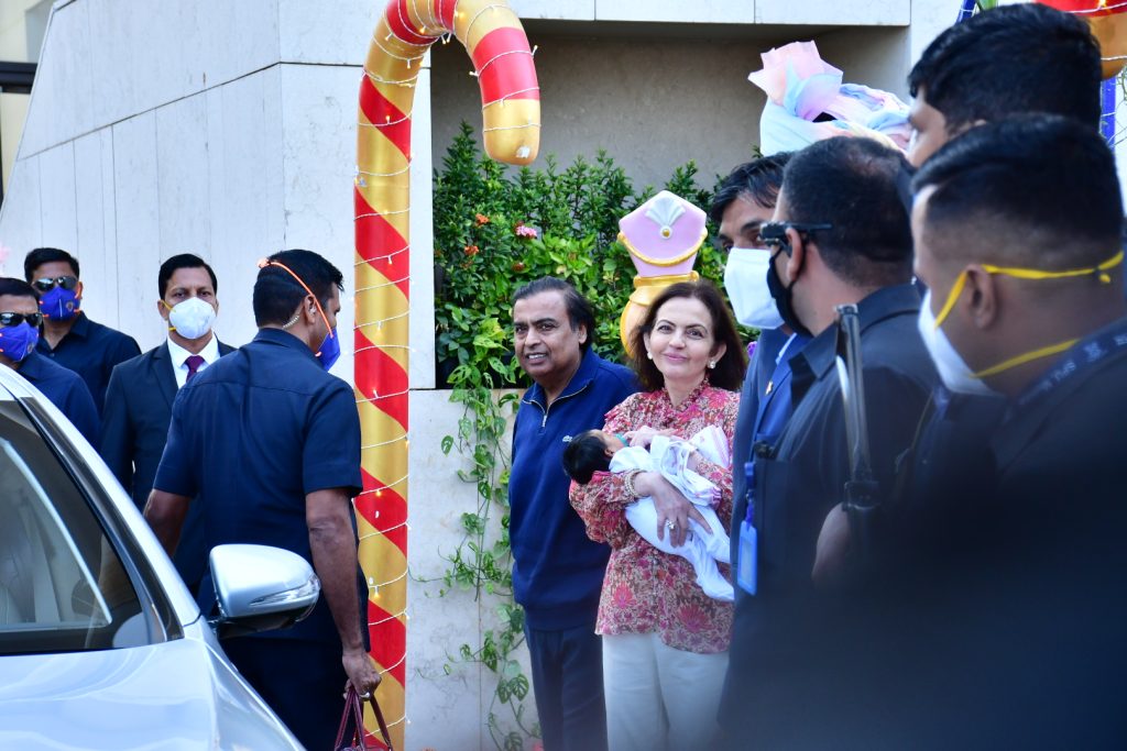 Ambanis Welcome Isha Ambani, Anand Piramal and Their Twins – See Photos ...