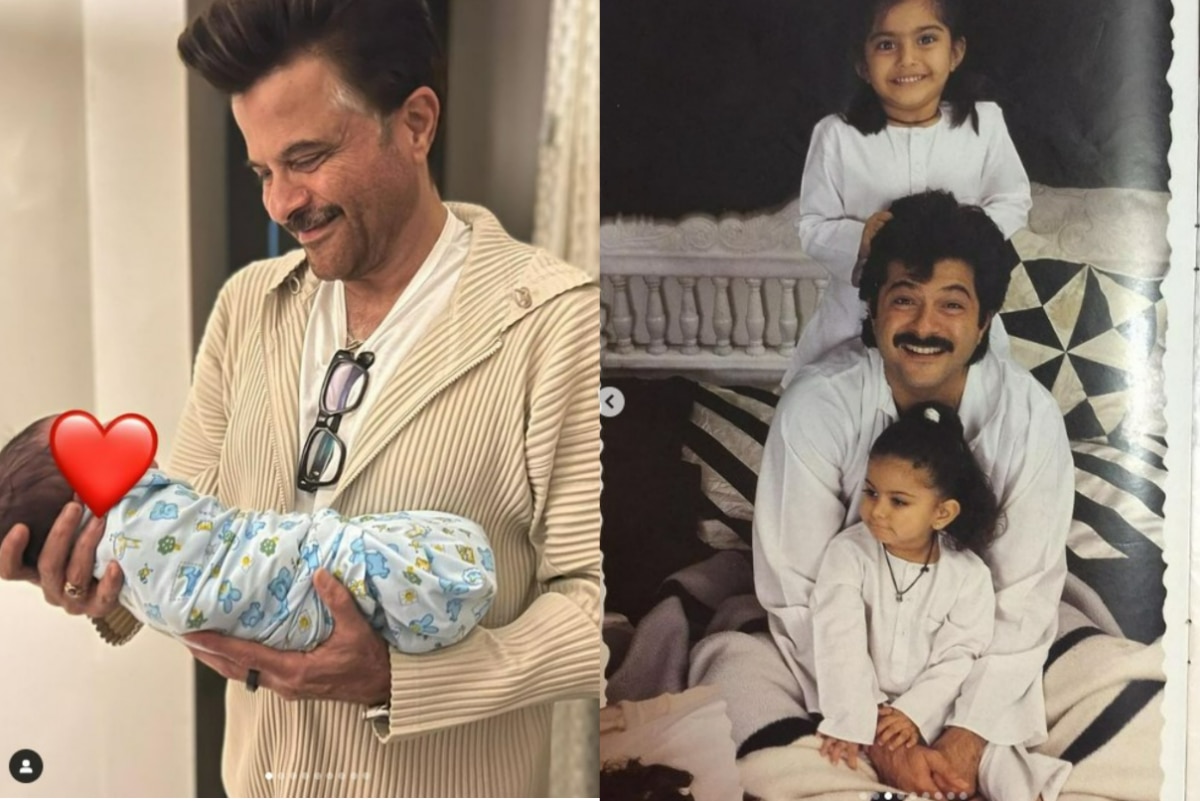 Sonam Kapoor Gives a Glimpse of Her Son Vayu in Adorable Pic With Anil ...
