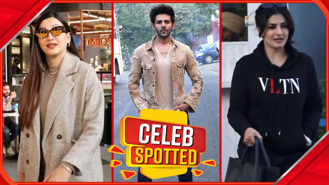 Raveena Tandon Arrives Back In Style, Kartik Aryan
