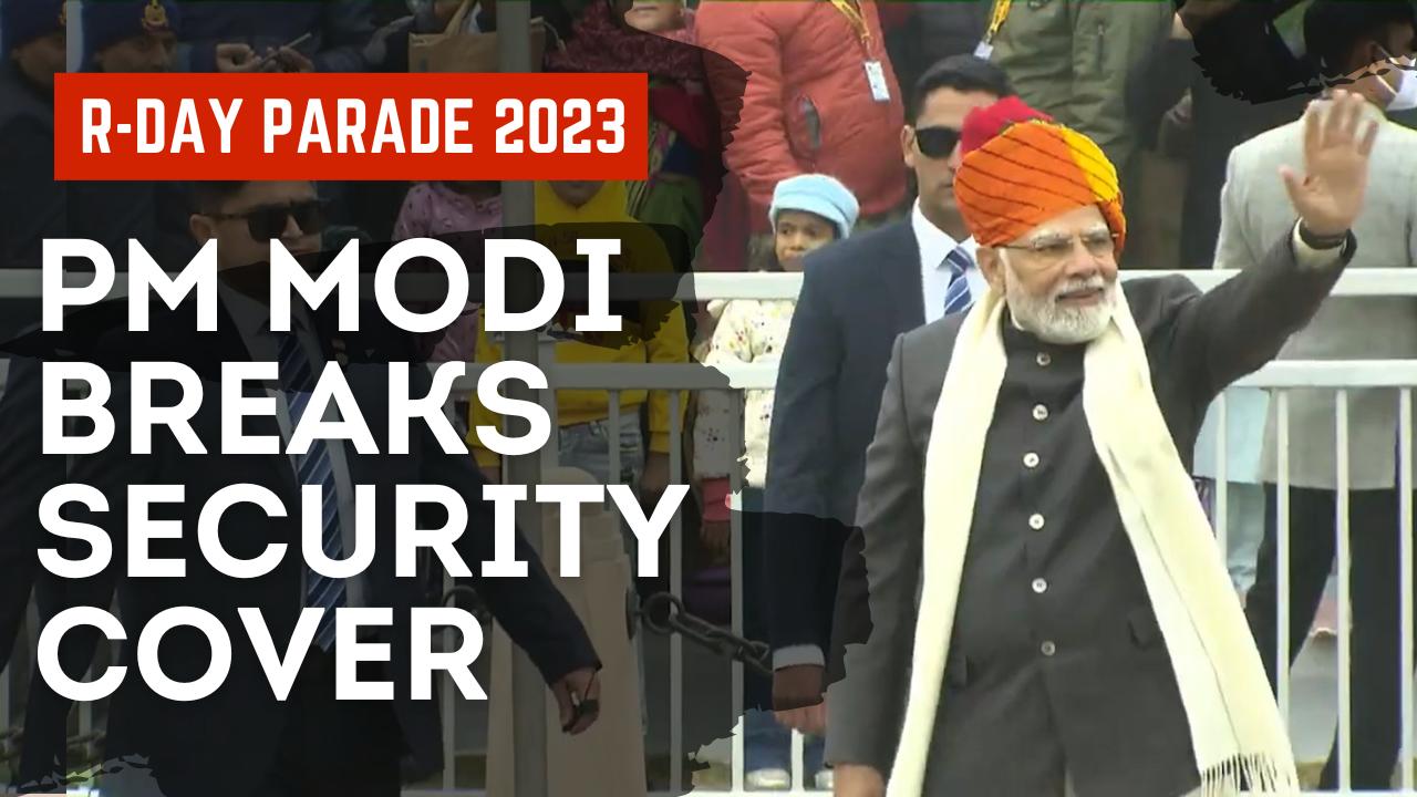 Republic Day 2023: PM Modi Breaks Security Protocol, Walks Around ...