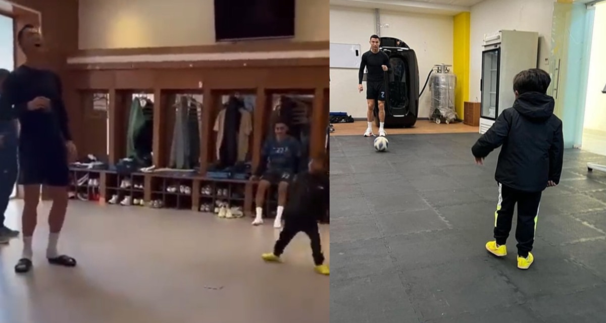 WATCH: Cristiano Ronaldo Al Nassr Teammate Anderson Talisca Son Does ...