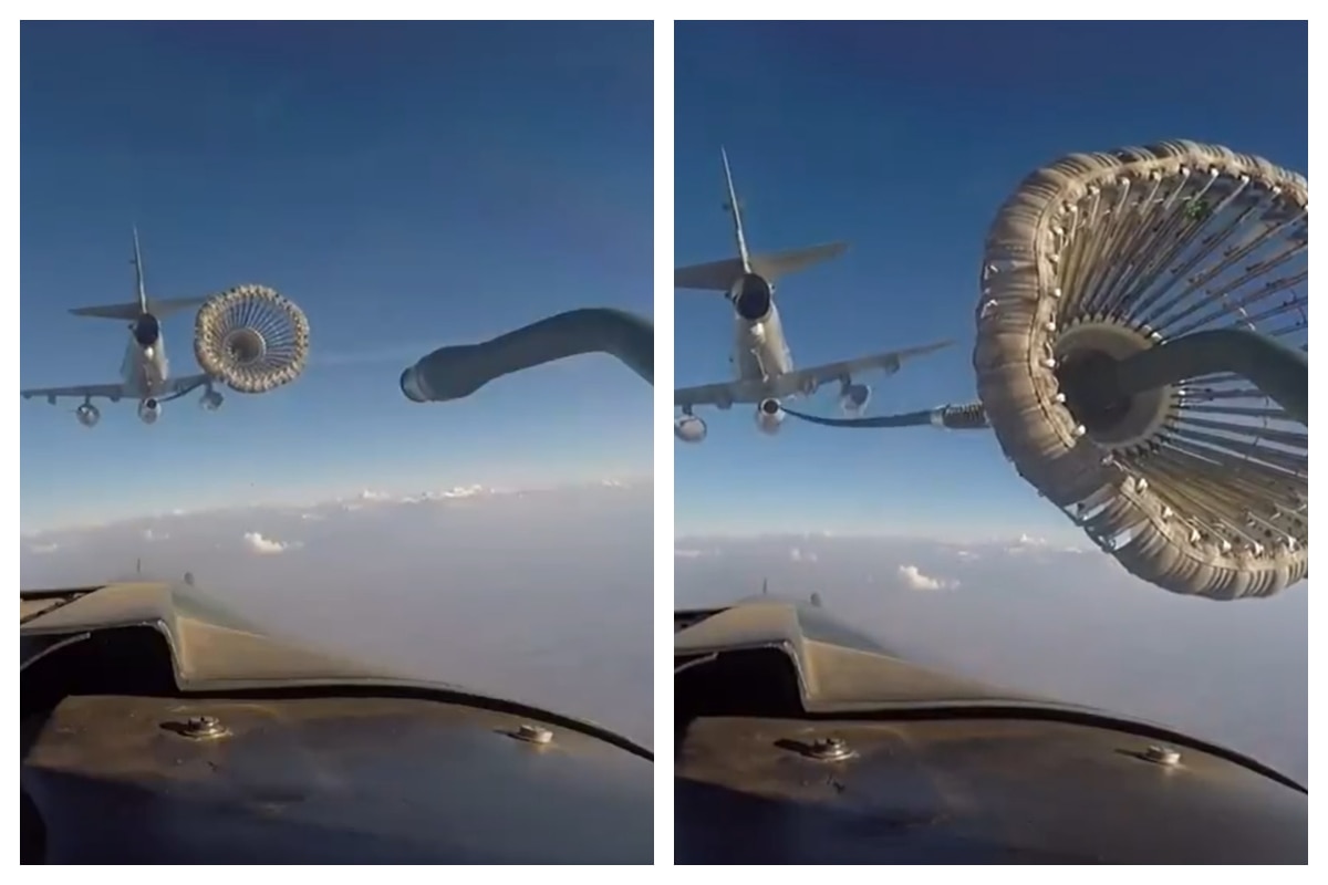 Viral Jet Refuelling In Midair Looks Like A Childs Play But Is It WATCH ...