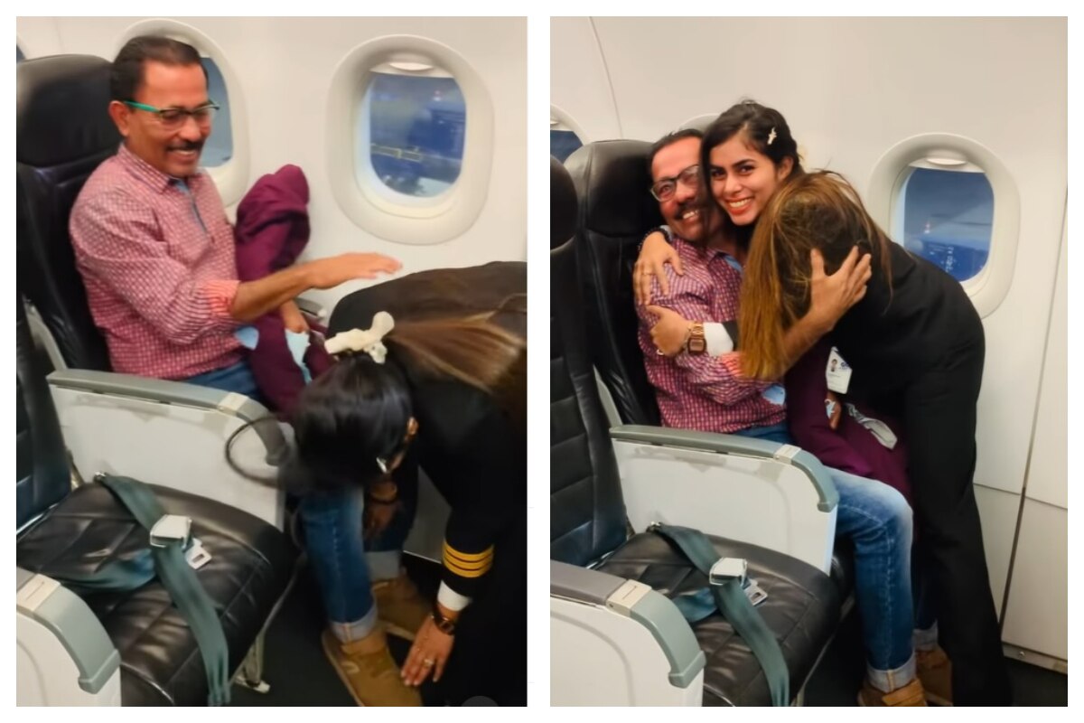 Viral Video Of Pilot Daughter Touching Her Fathers Feet Before Take Off ...