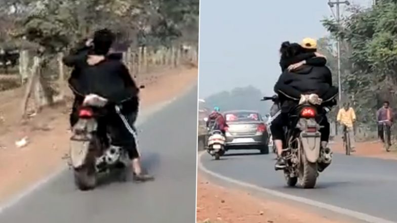 Couple Arrested For Hugging Kissing While Riding Stolen Motorcycle
