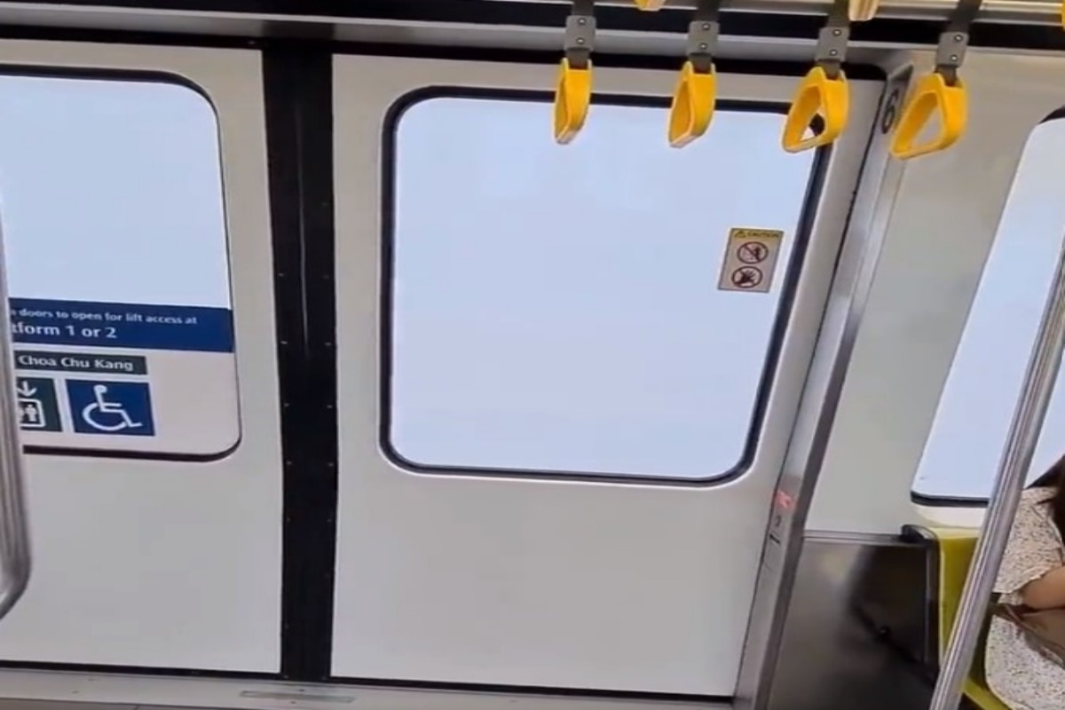Viral Video: Singapore Train Blinds Windows While Passing By ...