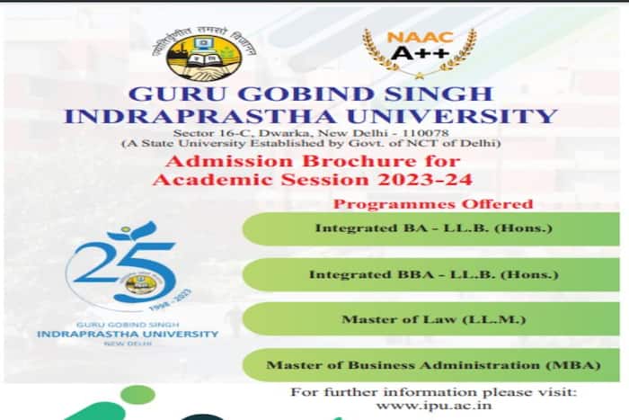 IPU Admission 2023-24: Registration Begins For BA LLB, MBA, Other ...