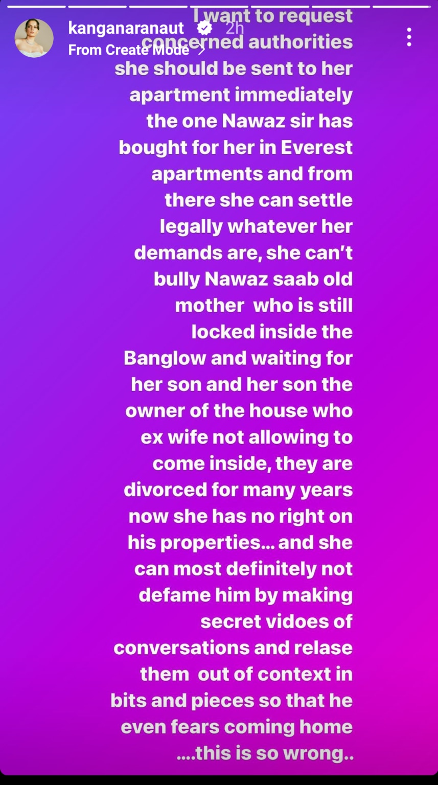 Kangana Ranaut Defends Nawazuddin Siddiqui After Ex Wife Aaliya Locks ...