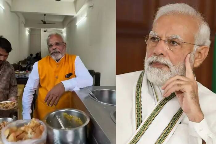 Viral Video PM Narendra Modis Doppelganger Sells Chaat in Gujarat Says Woh Chai Wale The Mein ...