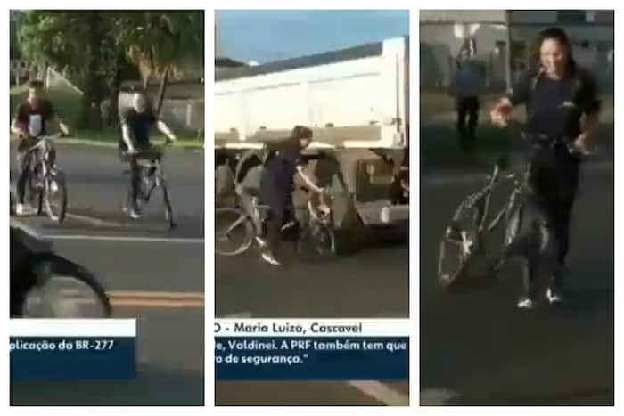 Viral Video: Girl Riding Bicycle Gets Punished For Acting Irresponsibly ...