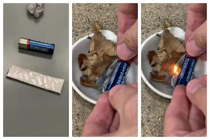 You Can Light A Fire Easily In Case Of Emergency By Using This Simple ...