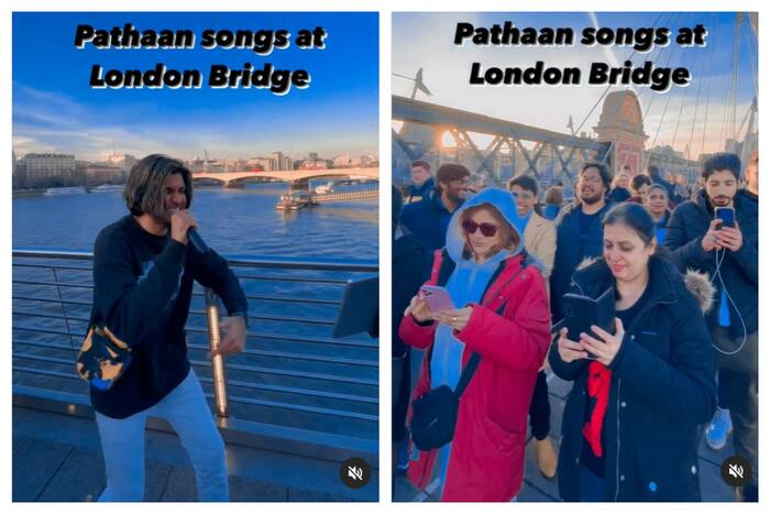 Pathaan Songs Performed Live On London Bridge And Live Audience Goes Ga ...