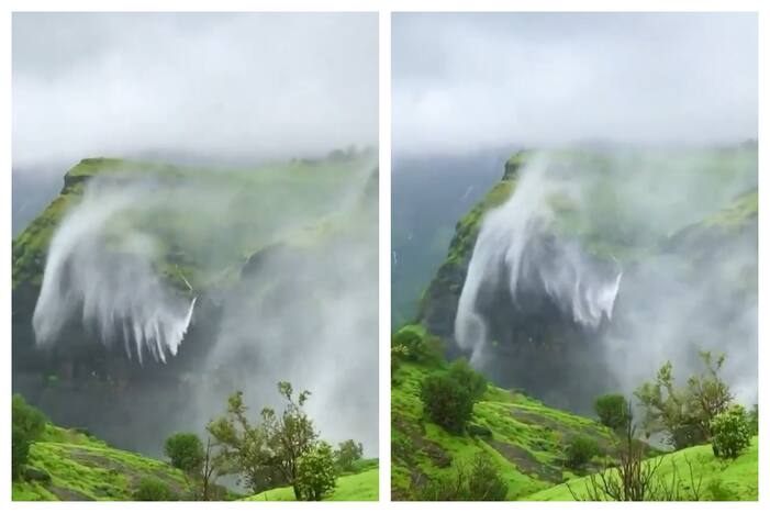 This Waterfall Flows Upward Watch The Viral Video To See The Miracle ... This Waterfall Flows Upward Watch The Viral Video To See The Miracle ...