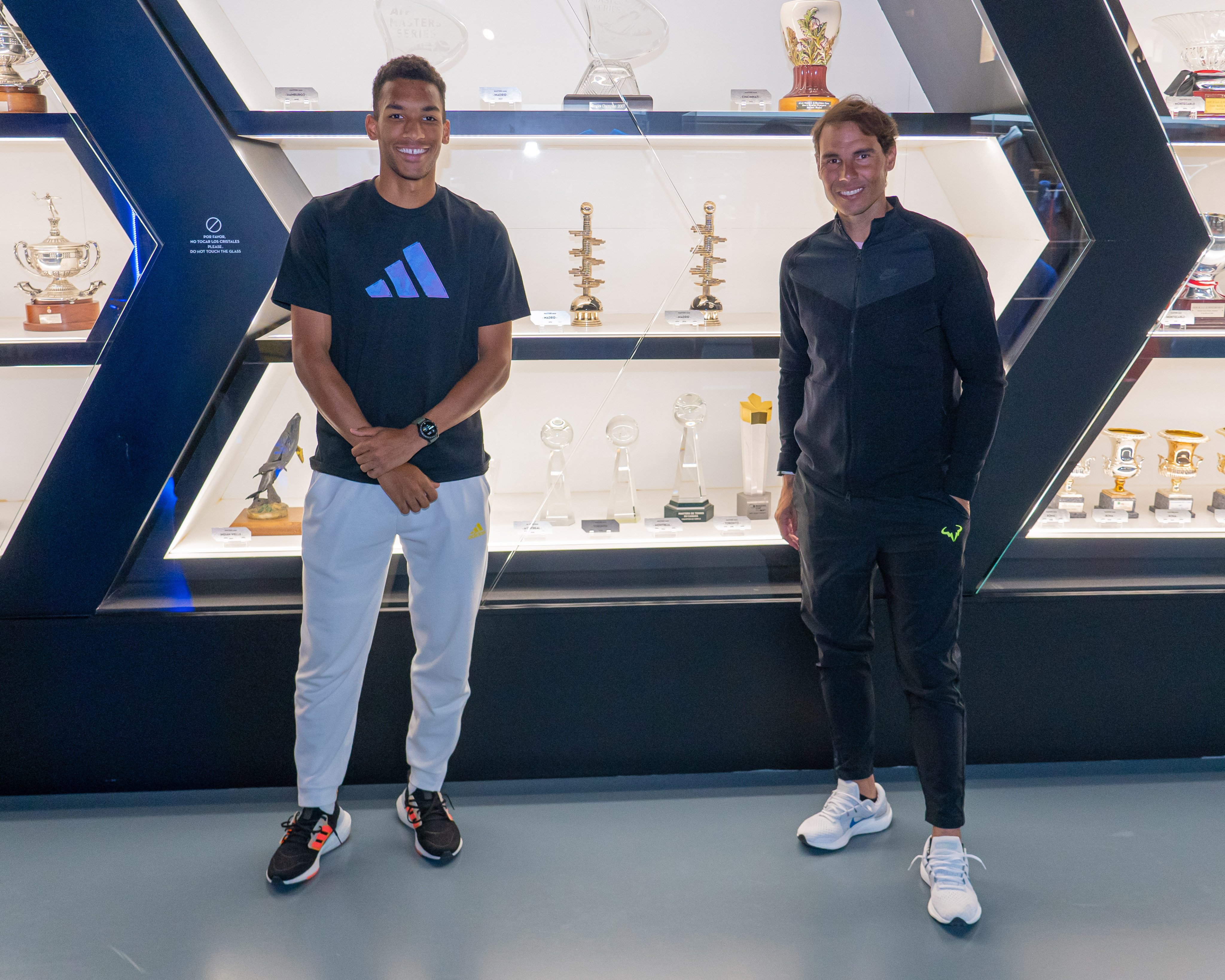 ऑस्ट्रेलियन ओपन से बाहर होने के बाद पहली बार नजर आए राफेल नडाल; फेलिक्स ...