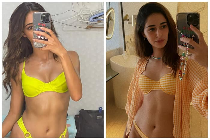 Ananya Panday Raises Mercury as She Drops Selfies in Scorching Hot Tiny Bikinis See Pics
