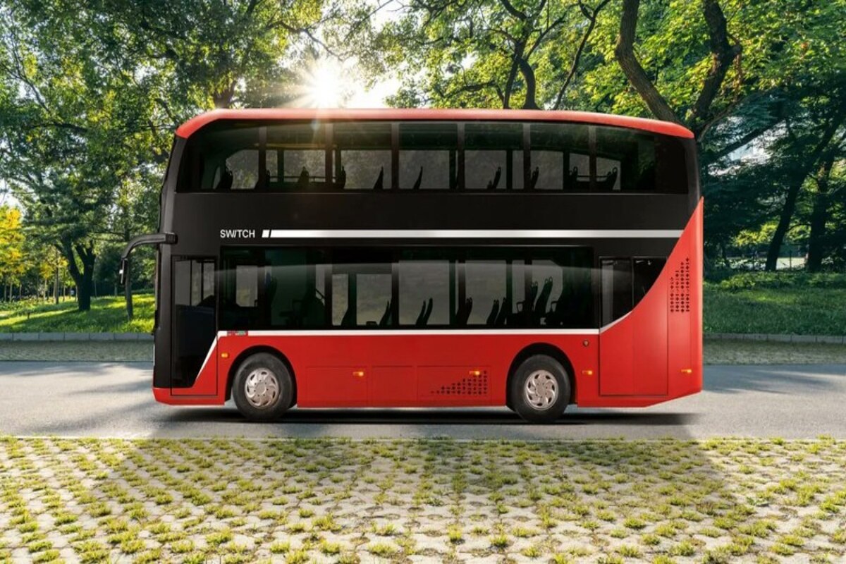 IndiaIndias First E AC Double Decker Bus Hits The Streets Of Mumbai IndiaIndias First E AC Double Decker Bus Hits The Streets Of Mumbai