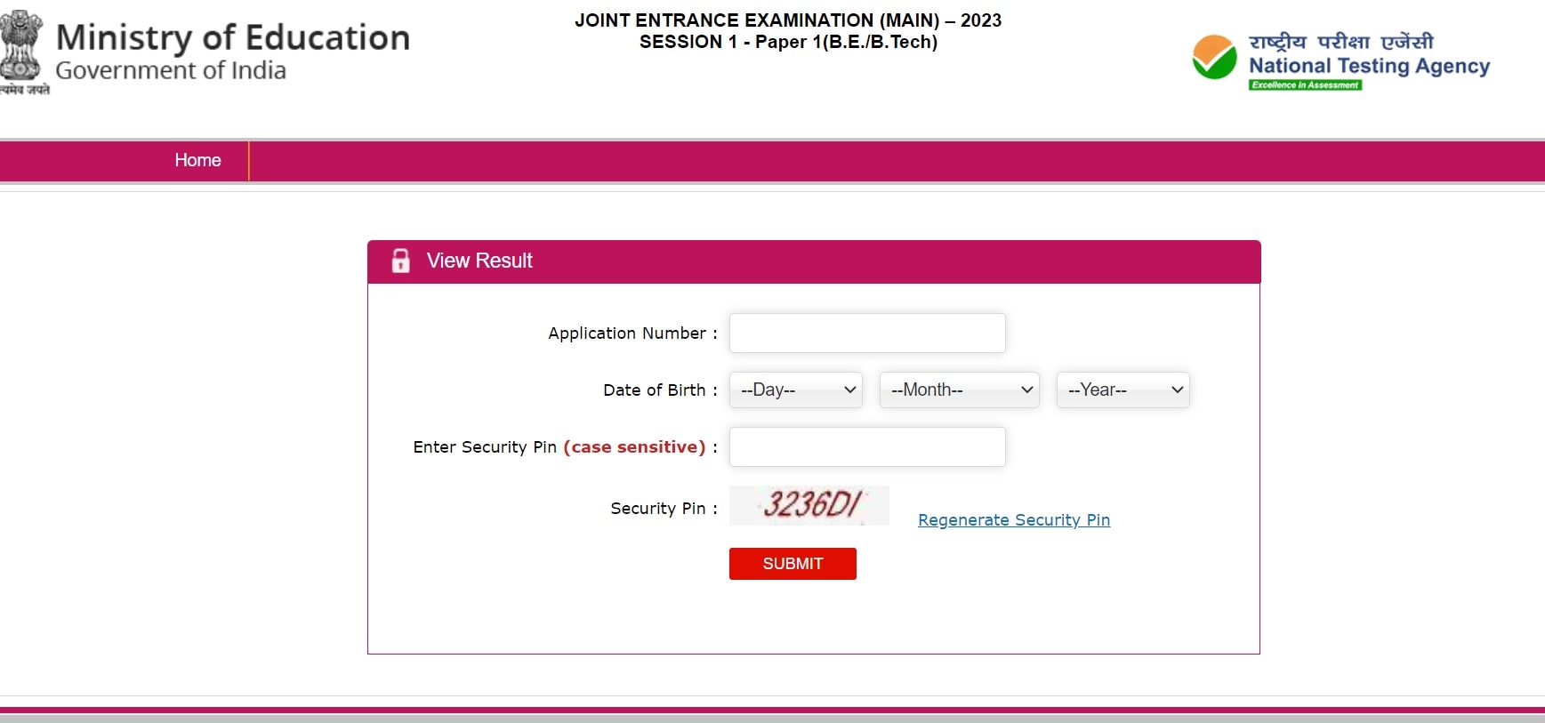 NTA JEE Main Session 1 Result DECLARED NTA JEE Main Session 1 Result DECLARED