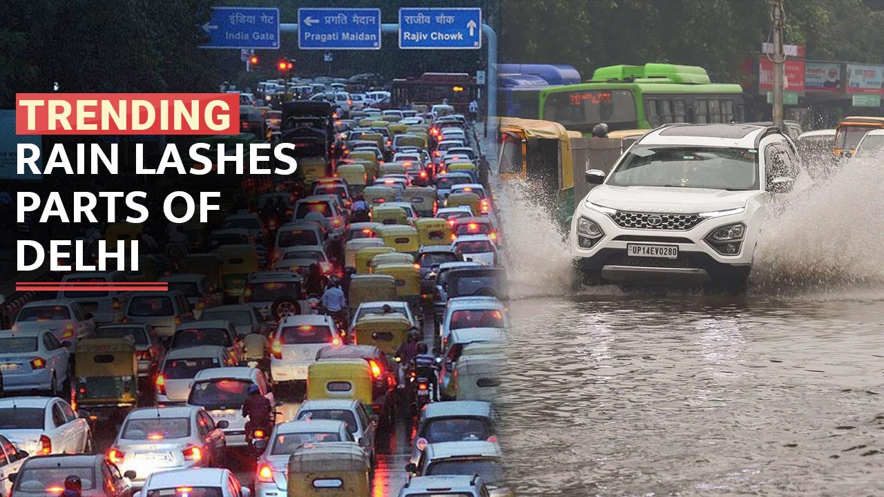 Parts of Delhi witness waterlogging; road blockages cause complications ...