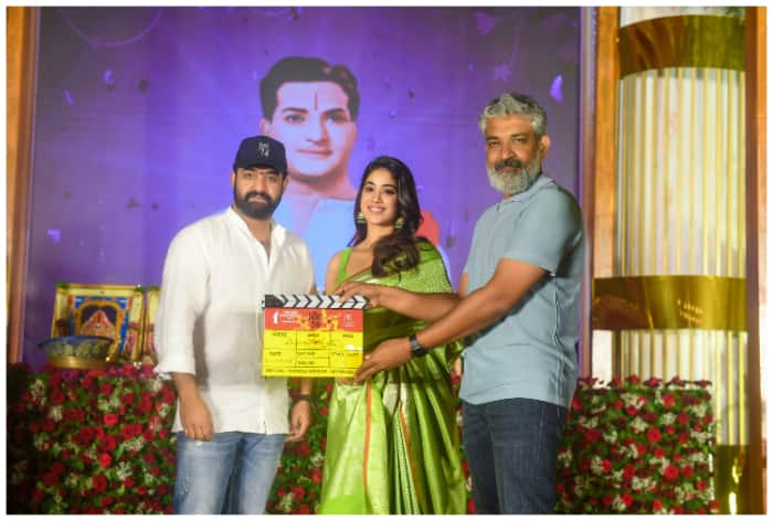 NTR 30 Rajamouli Gives First Clap For Jr NTR Janhvi Kapoor Starrer PAN India Actioner