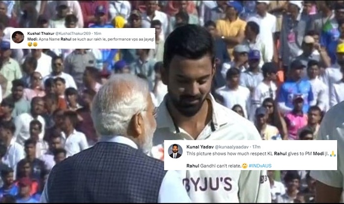 Narendra Modi Shaking Hands With KL Rahul Ahead at Ahmedabad Ahead of ...