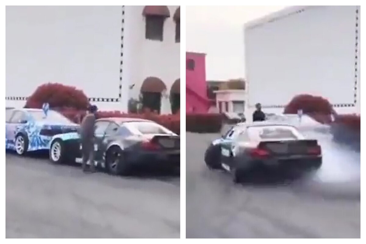 Viral Video: With Not Enough Space To Get Car Out, Man Tries THIS And ...