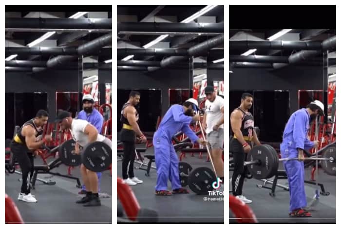 Cleaner Shocks Bulky Weightlifters By Casually Lifting Heavy Weights ...