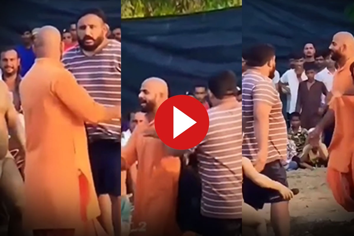 Viral Video: पुजारी को छेड़ने की गलती कर गया पहलवान, तभी ऐसा पटका नानी ...