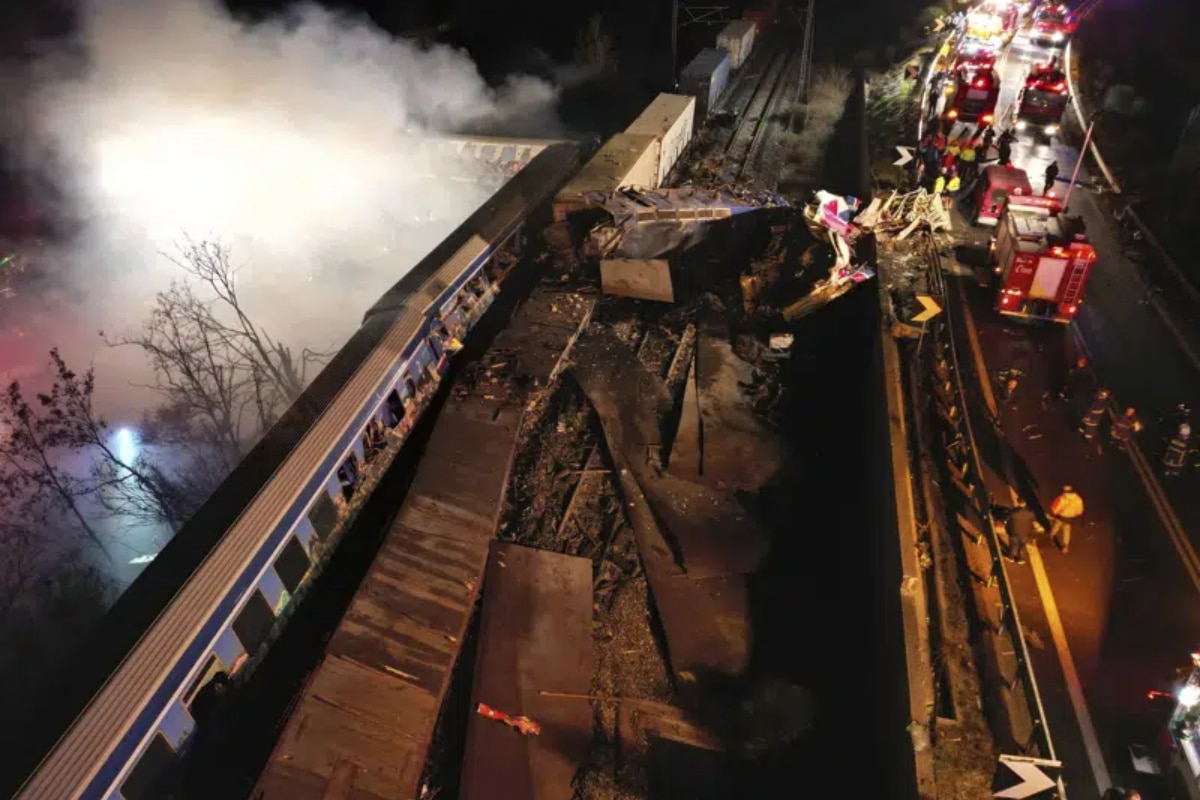 26 Killed, Many Injured In Fiery Train Crash, Derailment In Greece