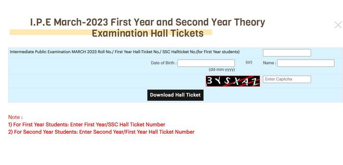 AP Inter 1st & 2nd Year Hall Tickets 2023 Released, Check How to download