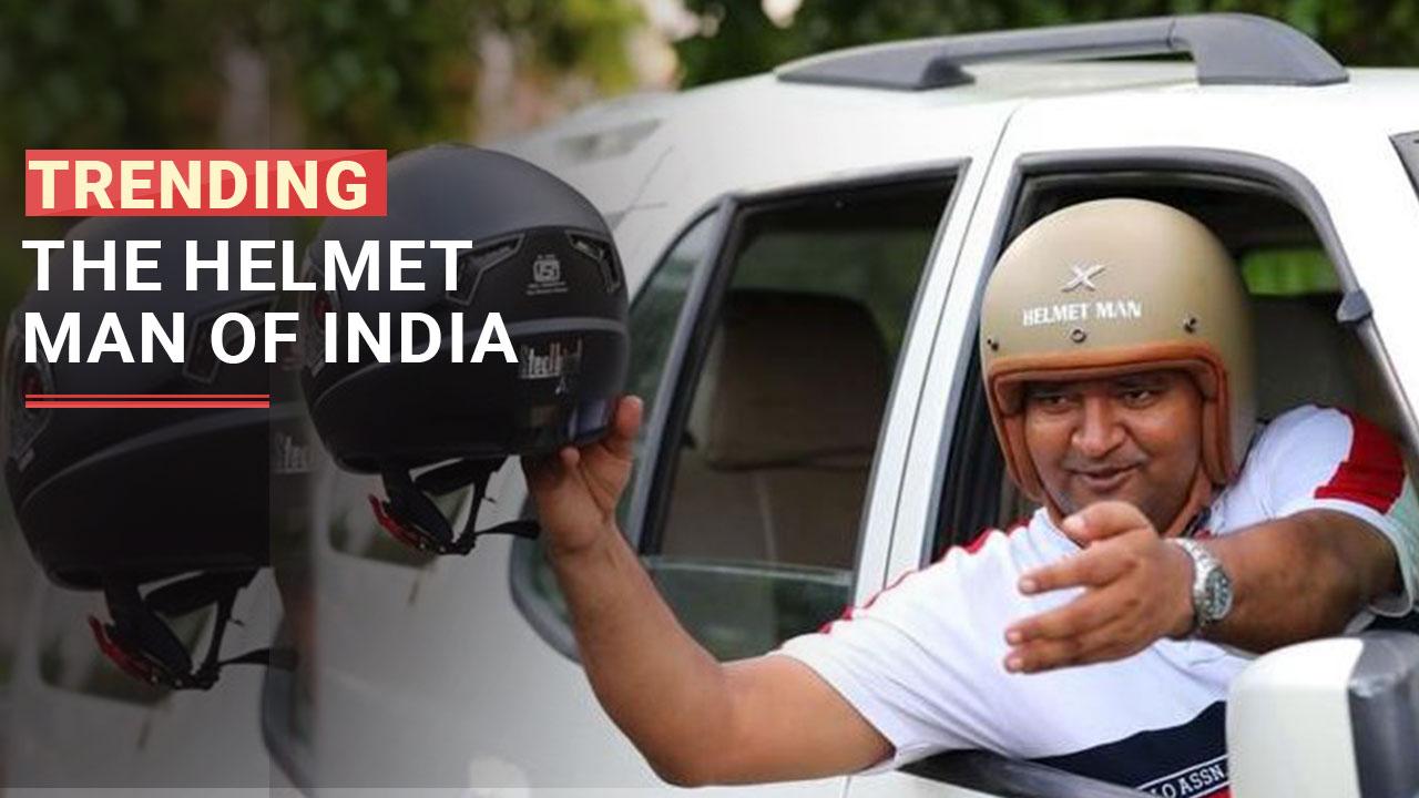 Meet the Helmet Man of India, Donated 56000 Helmets Free for Road ...