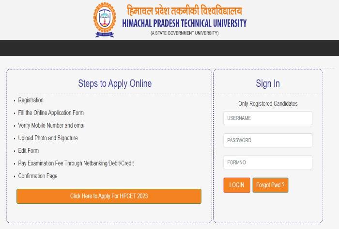 HPCET 2023 Registration Begins; Step by Step Guide to Fill Application Form at himtu.ac.in