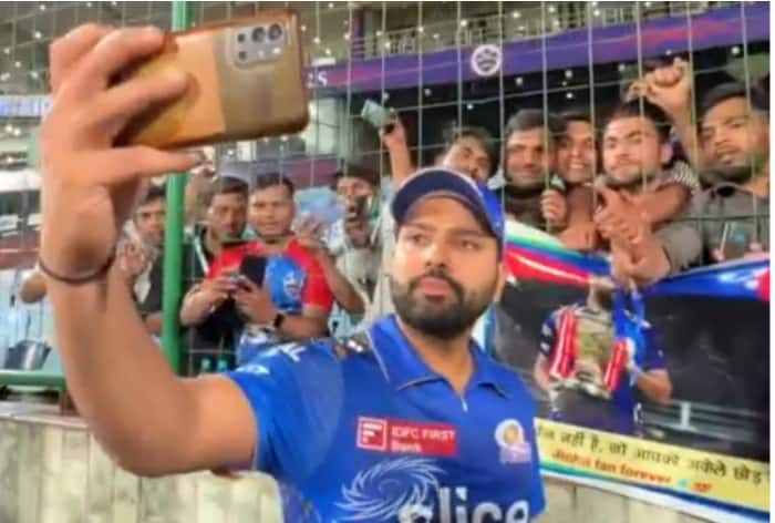 IPL 2023: Rohit Sharma Celebrates Mumbai Indians First Win With Fans ...