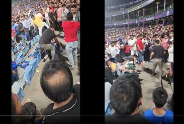 DC vs SRH Fans Fight Video Goes VIRAL During IPL 2023 Match in New ...