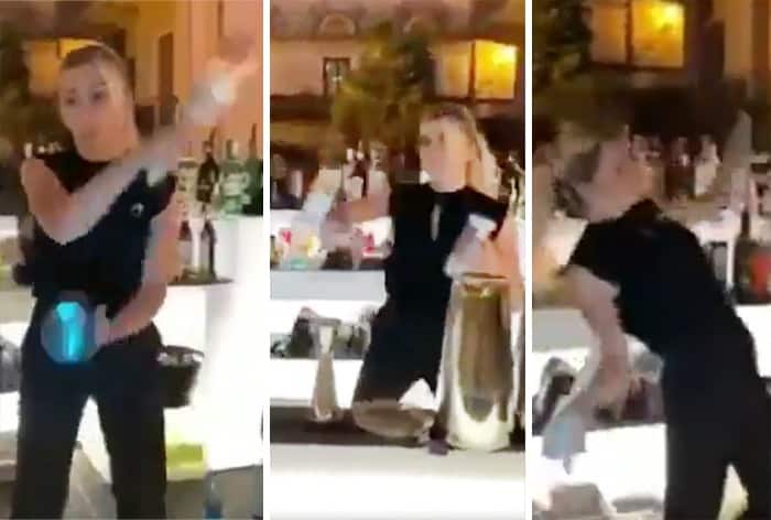 Woman Bartenders Cocktail Mixing Skills Are Mesmerising Watch