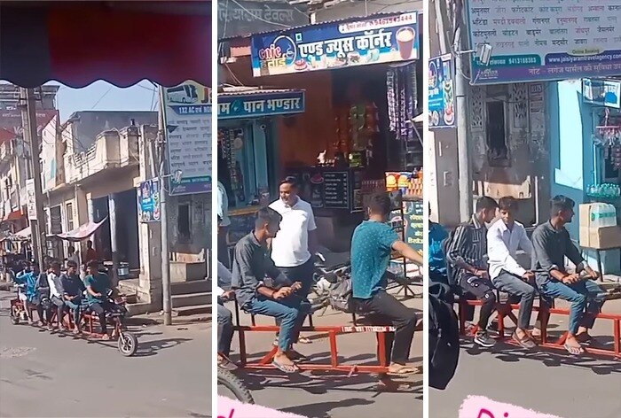 Indian Man Designs Tandem Bike For Multiple Riders Watch