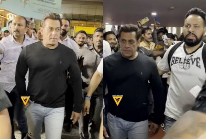 Salman Khan Stares at Fan Trying to Shake Hand; Shera Pushes Him at ...