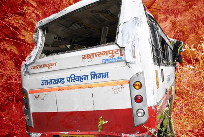 2 Dead, Several Injured After Bus Falls Into Gorge On Mussoorie ...