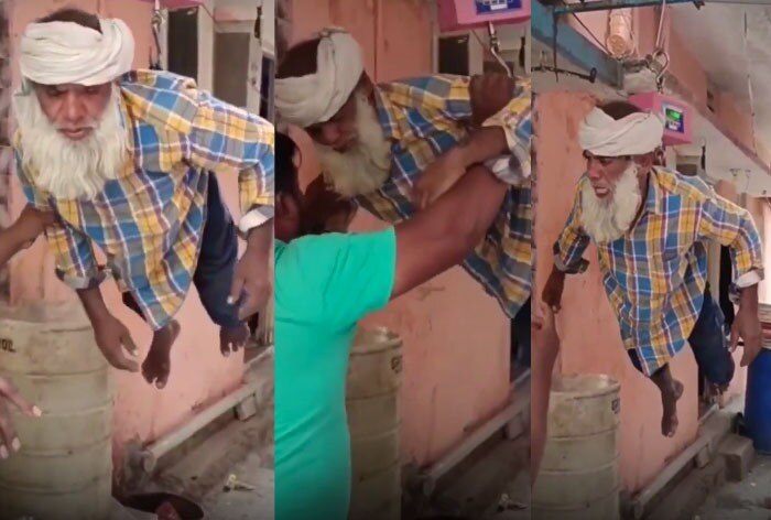 Chachaji Ka Video: चाचाजी को हवा में लटकाकर तौलने लगे बंदे, मगर तभी जो ...