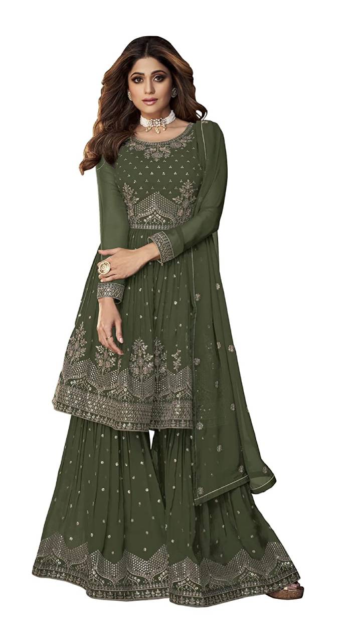 Sharara Suits with long kameez: इस ईद पर ट्राई करें शरारा सूट, त्योहार ...
