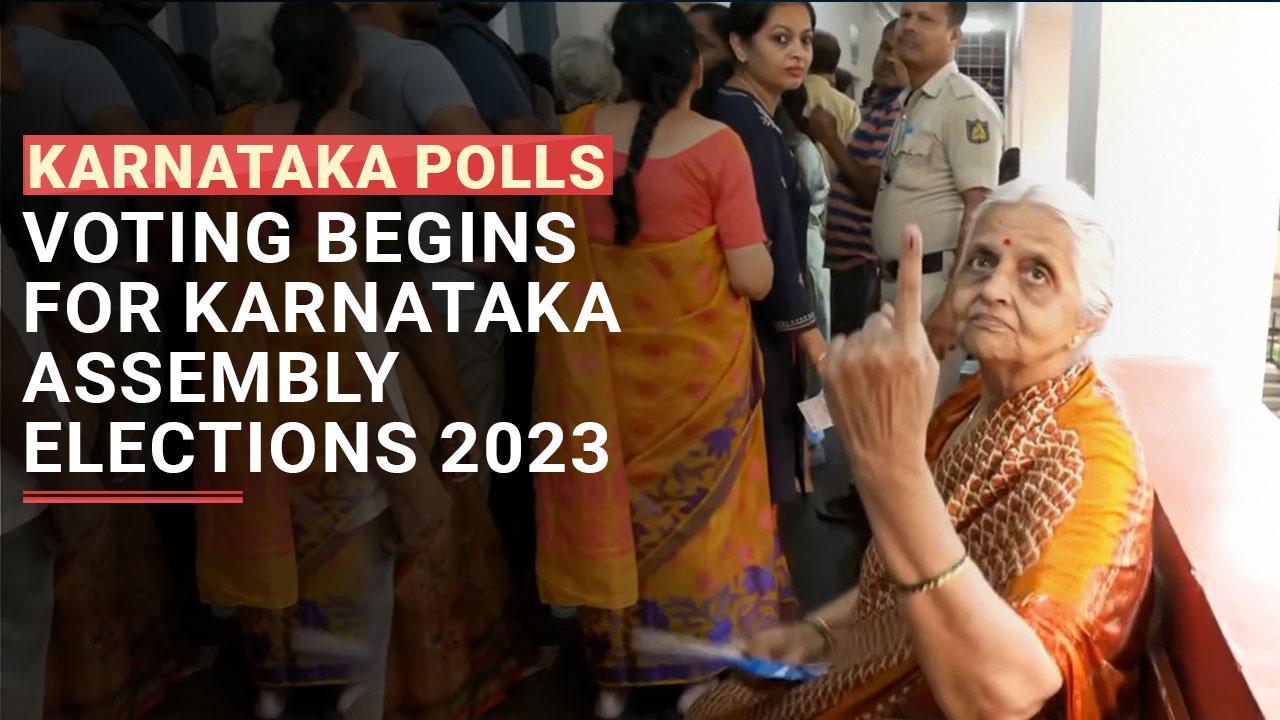 Karnataka Election 2023: Voting Begins For Karnataka Assembly Elections ...