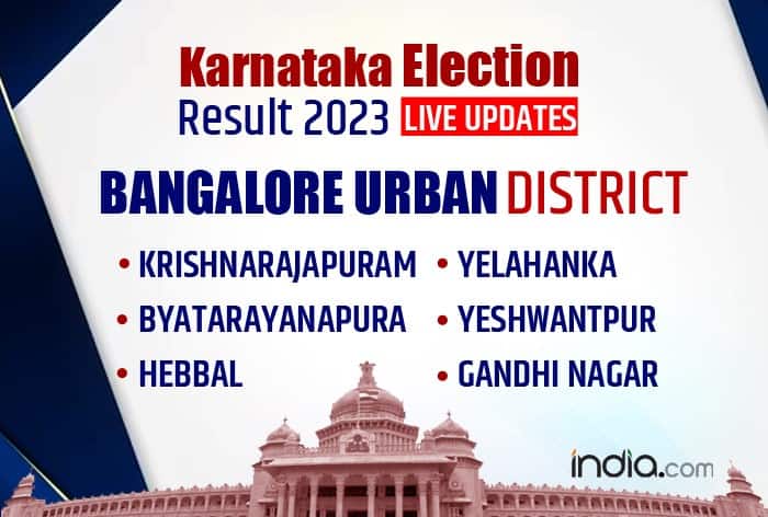 Bangalore Urban Election Result 2023 Live: Krishna Byre Gowda of ...