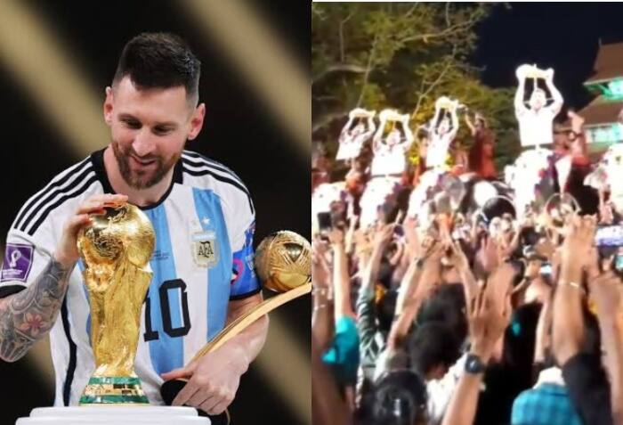 WATCH | Lionel Messi Hogs Limelight At Kerala Iconic Thrissur Pooram ...