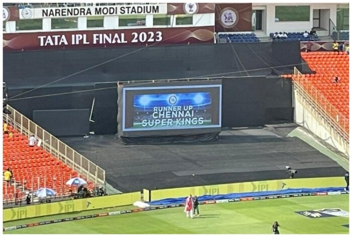 IPL 2023 Final: CSK Runner Up Image Viral On Narendra Modi Stadium ...
