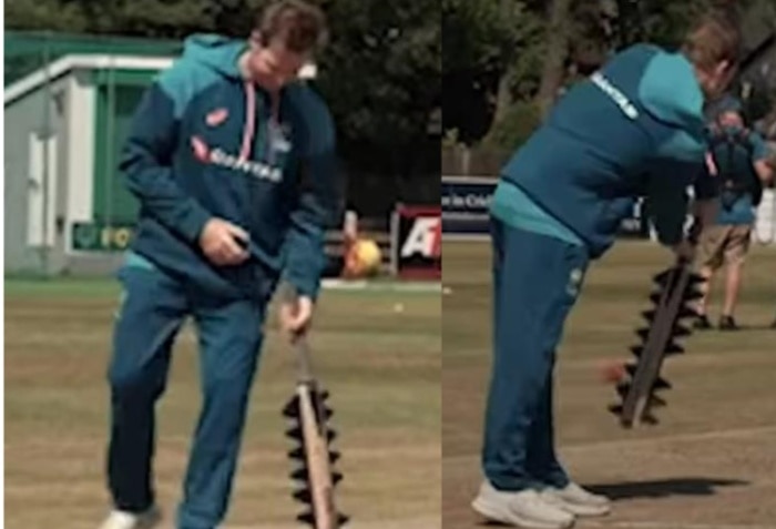 IND vs AUS, WTC Final 2023: Steve Smith FUNKY Bat at Australia Practice ...