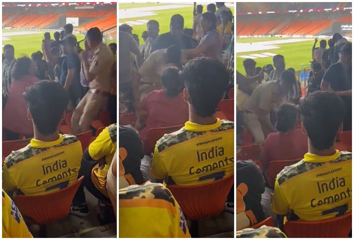 CSK vs GT: VIRAL Video of Female Fan SLAPPING Cop at Narendra Modi ...