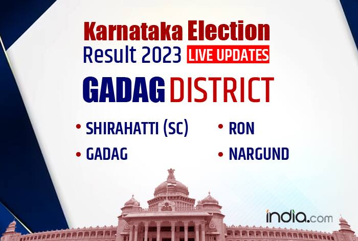 Karnataka Gadag Election Result 2023 Live Updates: Gadag District ...