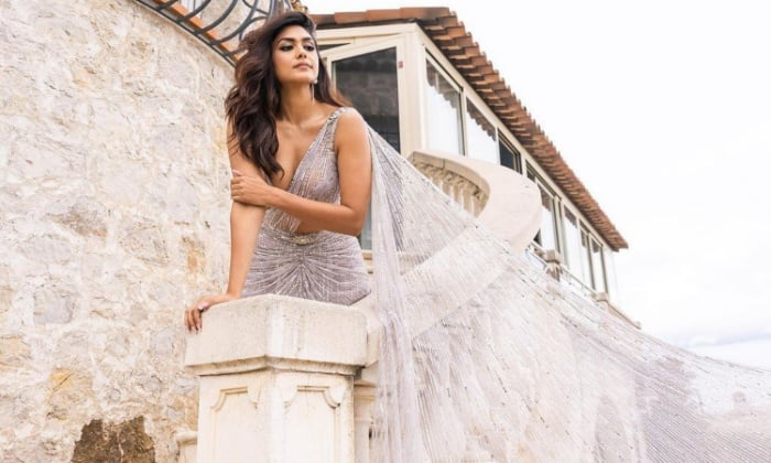 India at Cannes 2023: Is Mrunal Thakur Our NEW Desi Girl in Embellished Saree Gown?
