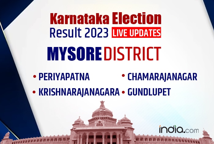 Karnataka Mysore Election Result 2023 Live Updates: Mysore District ...