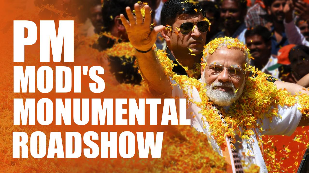 PM Modi Holds Monumental Roadshow In Bengaluru Amid Chants Of Modi Modi